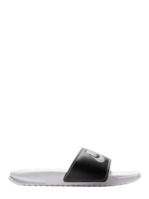 Nike Benassi Jdi Slides - White/black/pure Platinum
