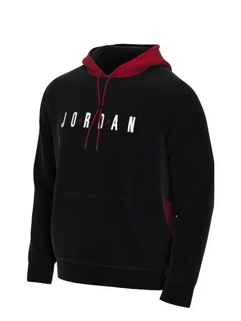 JORDAN Jumpman Air Gfx Fleece Hoodie - Black/red