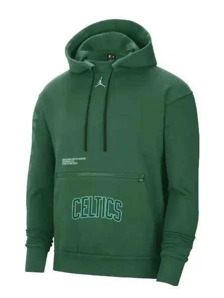 JORDAN Nba Boston Celtics Statement Edition Loose Fit Hoodie - Green