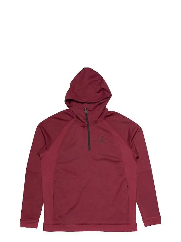 JORDAN Sport Dri-fit Half-zip Hoodie - Cardinal Red