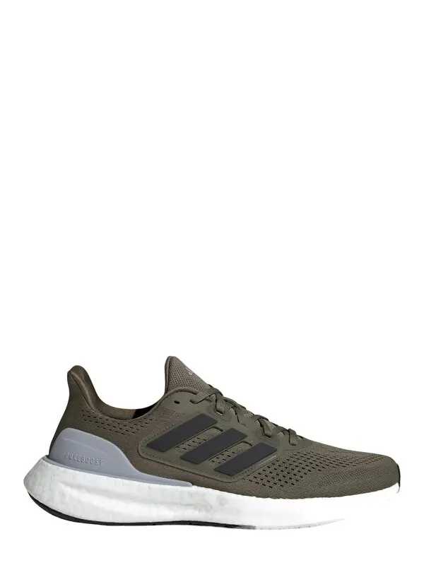 Adidas Pureboost 23 Sneakers - Olive Strata/core Black/halo Silver