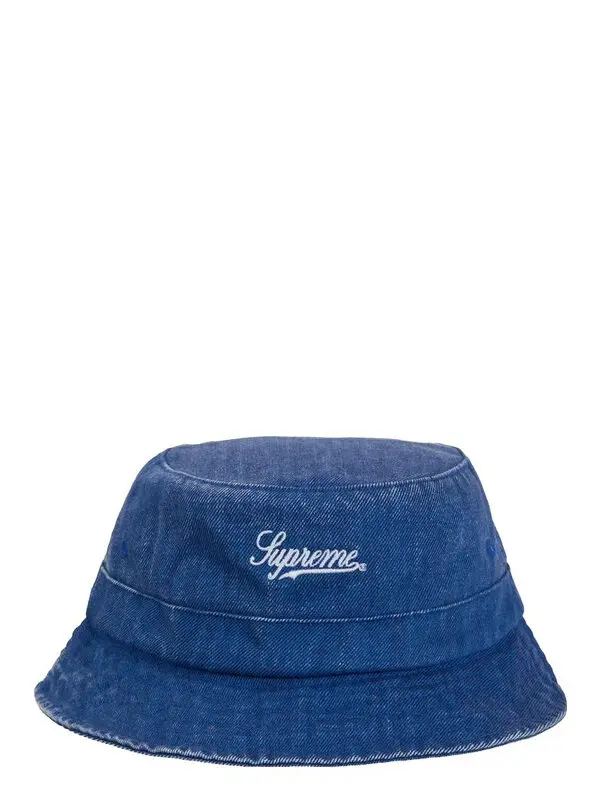 Supreme Coated Denim Crusher Hat - Royal