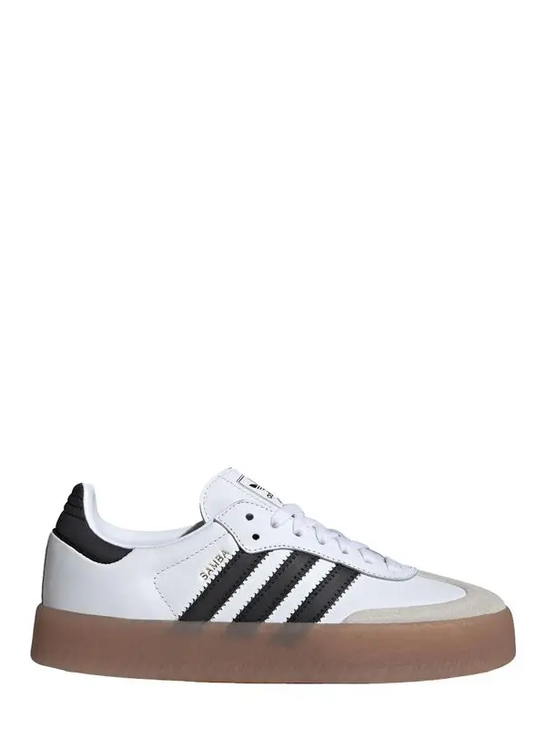 Adidas Sambae Metallic Gold Sneakers - Cloud White/core Black/gold Metallic