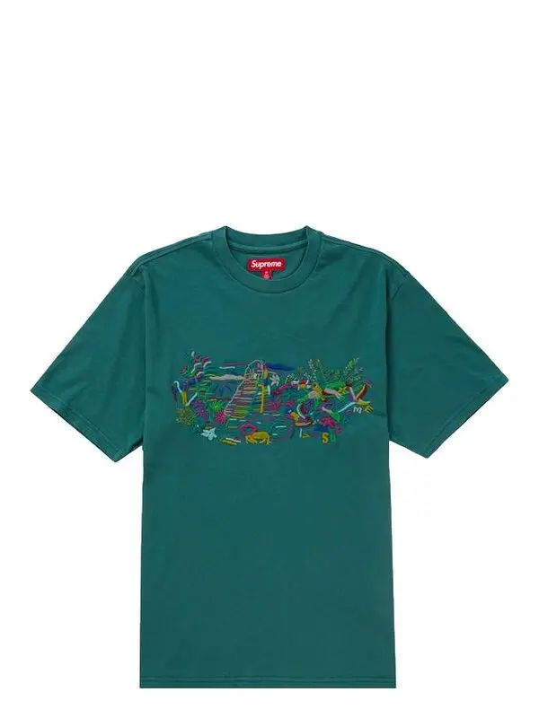 Supreme Machu Picchu Short Sleeve Top - Teal