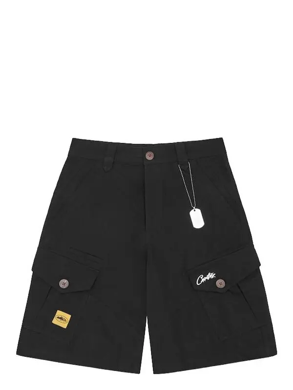 CORTEIZ Storm Cargo Shorts - Black