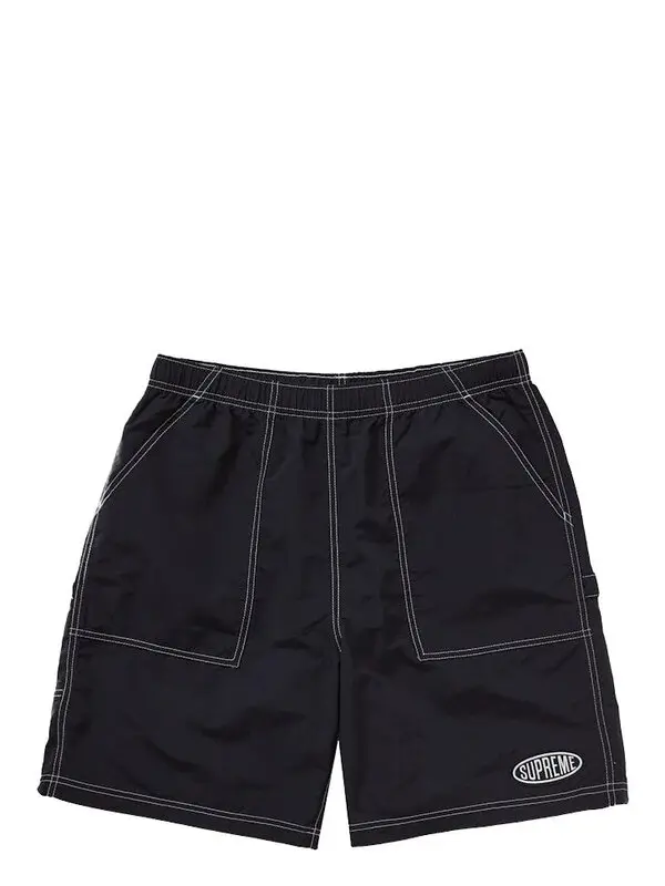 Supreme Nylon Painter Short - Black