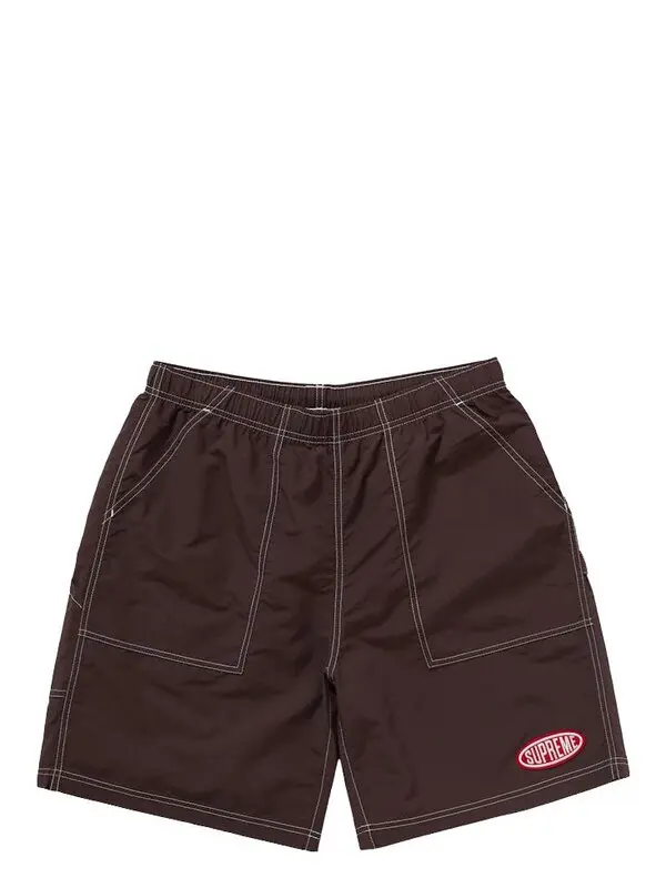 Supreme Nylon Painter Short - Dark Brown
