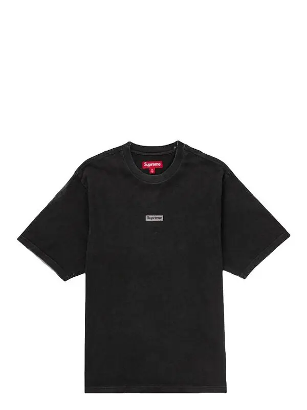 Supreme Overprint Small Box Short Sleeve Top - Black