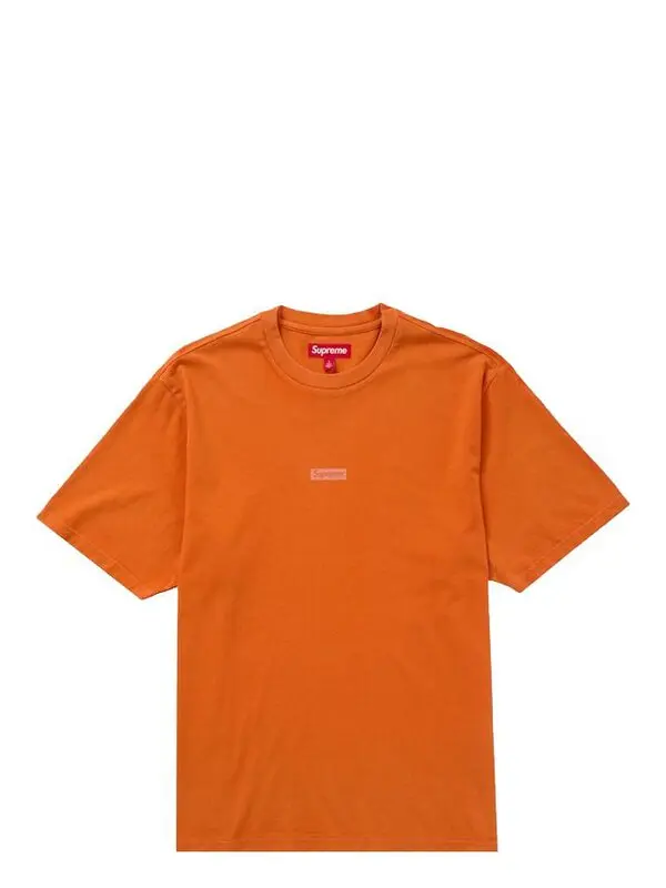 Supreme Overprint Small Box Short Sleeve Top - Orange