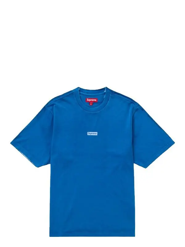 Supreme Overprint Small Box Short Sleeve Top - Blue
