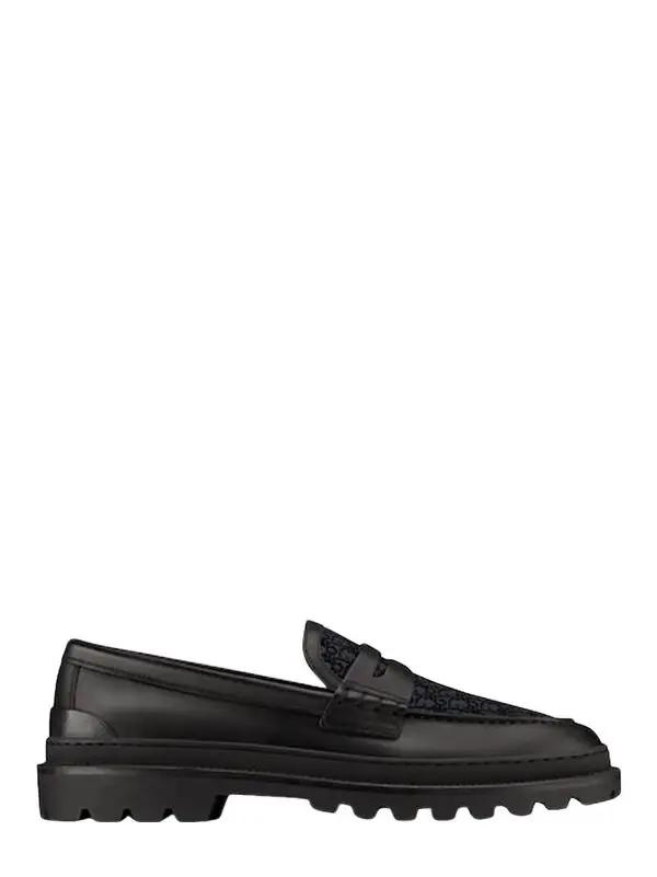 Dior Explorer Oblique Jacquardin Loafer - Black