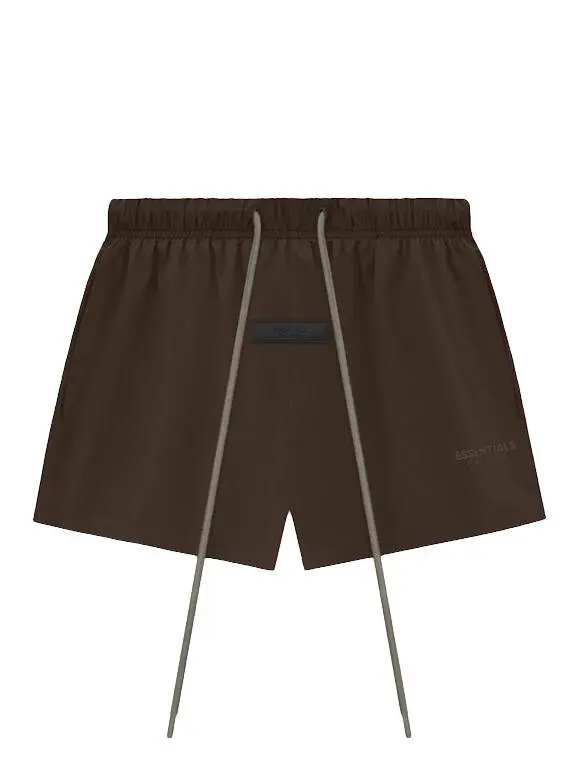 Fear Of God Essentials Core Collection Nylon Running Short - Wood