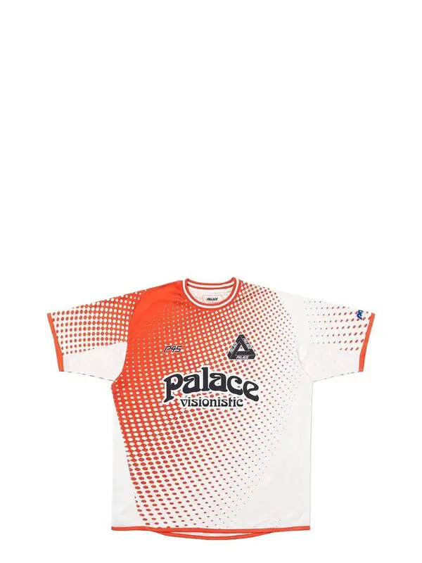 PALACE Option Footie Jersey - White/red