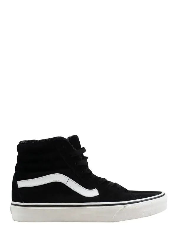 VANS Sk8-hi Pig Suede Fleece High-top Sneakers - Black