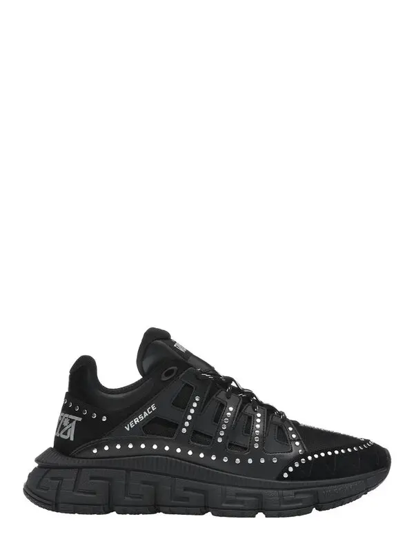 Versace Trigreca Sneakers - Black