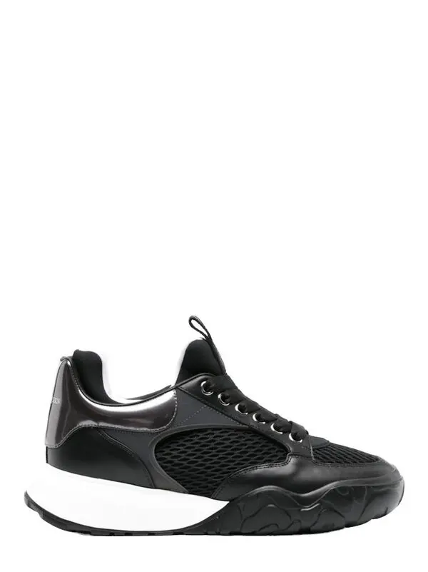 Alexander McQueen Court Meshin Sneakers - Black/white