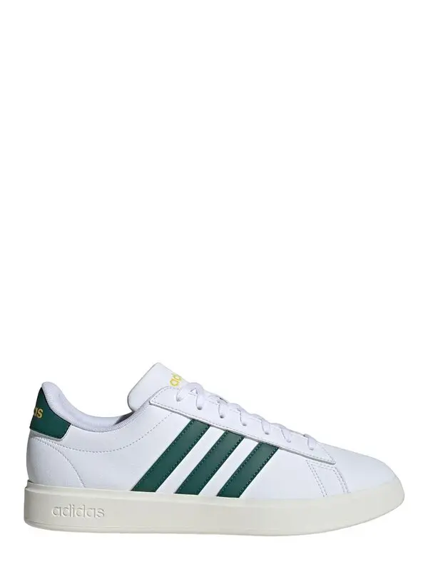 Adidas Grand Court Sneakers - Cloud White/collegiate Green/utility Yellow