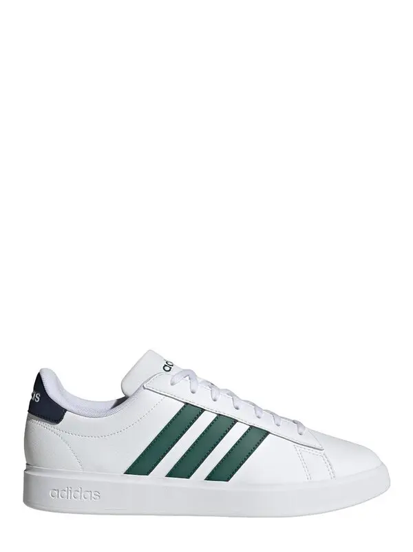 Adidas Grand Court Sneakers - Cloud White/collegiate Green/shadow Navy Blue