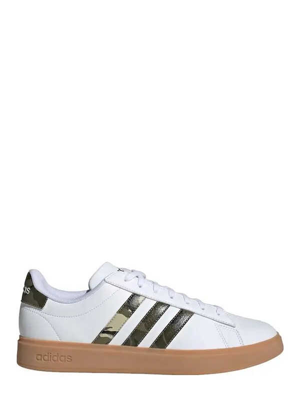 Adidas Grand Court 2.0 Sneakers - Cloud White/olive Strata/putty Grey