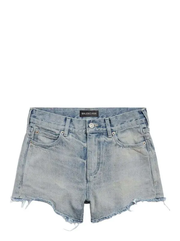 Balenciaga Mini Shorts - Light Blue