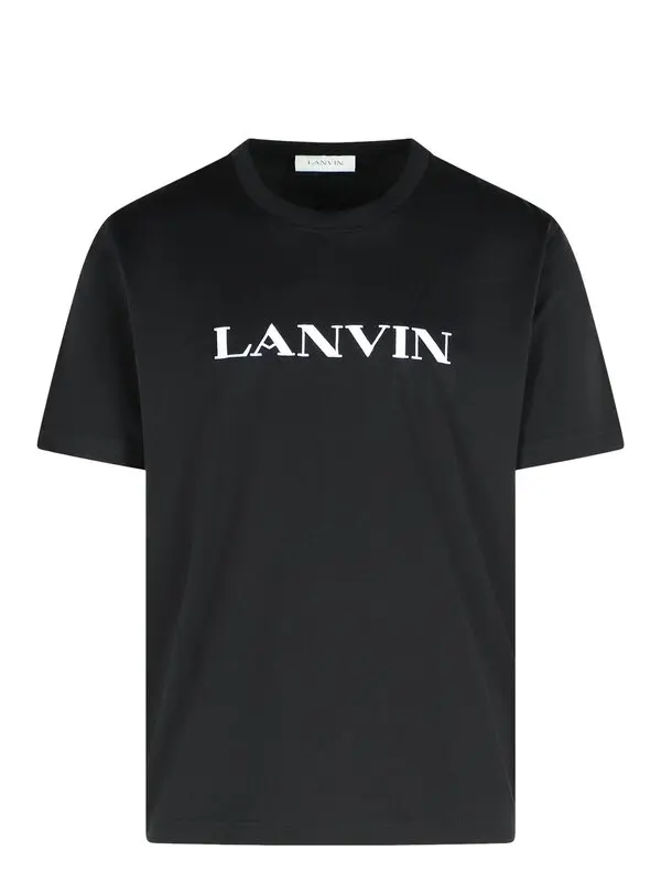 LANVIN Cotton T-shirt - Black