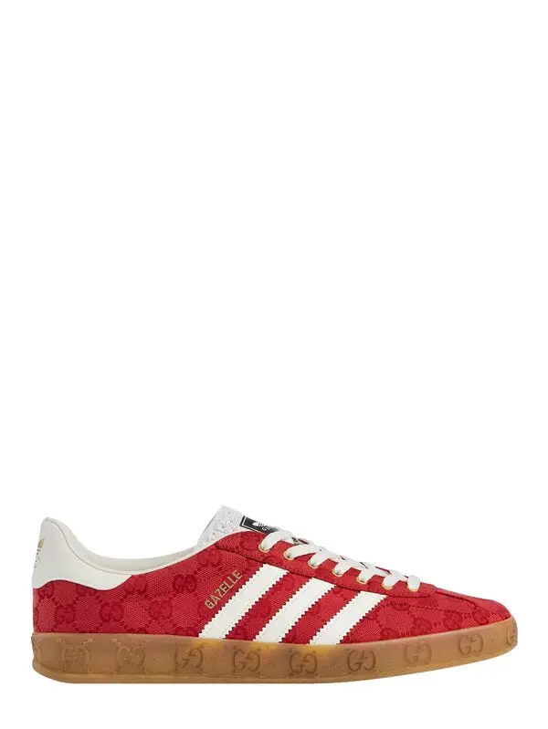 Adidas X Gucci Gazelle Sneakers - Red