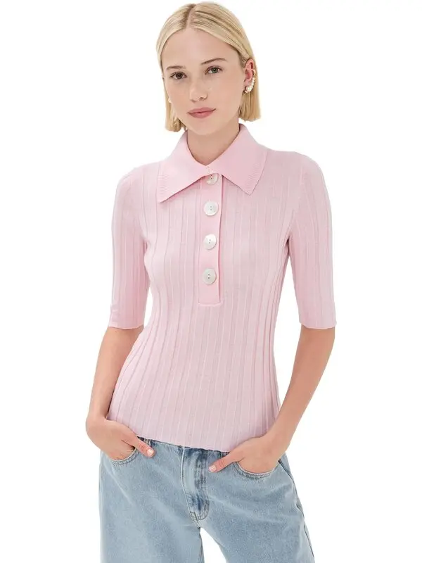 NACKIYE Sugarman Knit Top - Rose