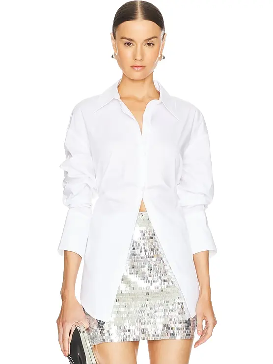 SIMONMILLER Loch Button-up Shirt - Macadamia