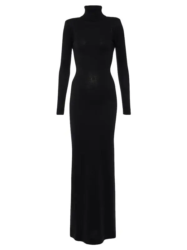 TOM FORD Cashmere Maxi Dress - Black