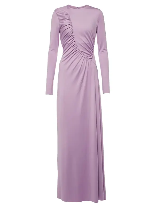 Victoria Beckham Ruched Gown - Pink