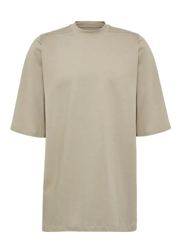 Rick Owens Jump Oversized Cotton Jersey T-shirt - Neutrals