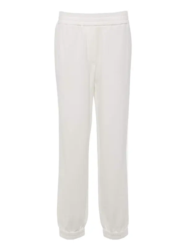 Brunello Cucinelli Cotton Jersey Sweatpants - White