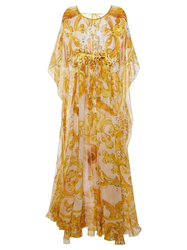 Dolce & Gabbana Majolica Maxi Dress - Multicoloured