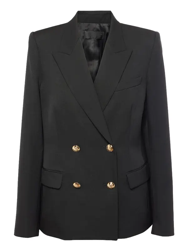 NILI LOTAN Veda Virgin Wool Jacket - Black