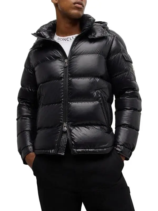 Moncler Maya Short Down Jacket - Black