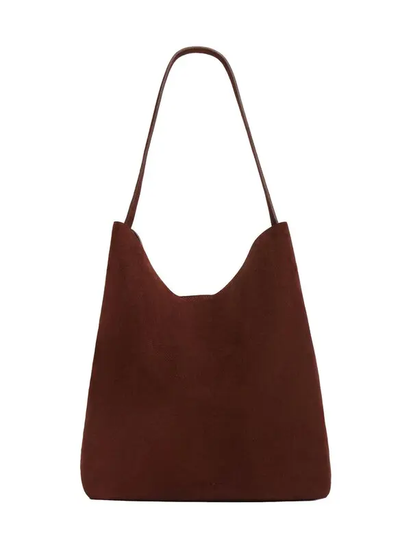 MANSUR GAVRIEL Maxi Everyday Cabas - Chocolate Suede