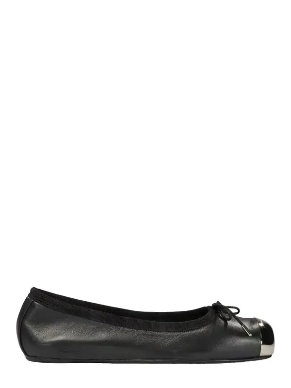 Alexander McQueen Metal Toe-cap Ballerinas - Black