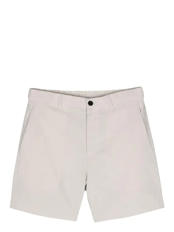 Theory Curtis Mid-rise Chino Shorts - Neutrals