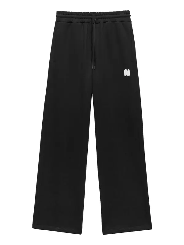 MSGM Logo Patch Jogging Trousers - Black