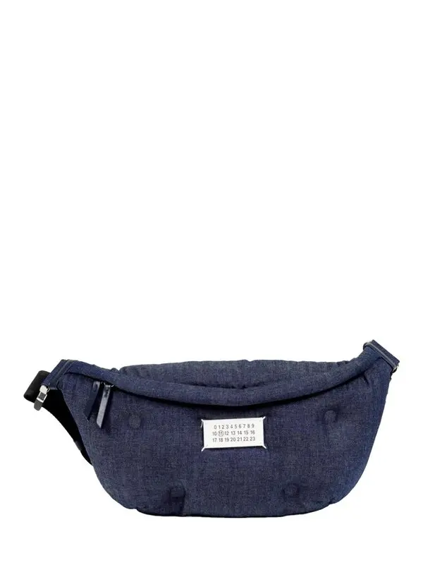 MAISON MARGIELA Glam Slam Denim Belt Bag - Blue