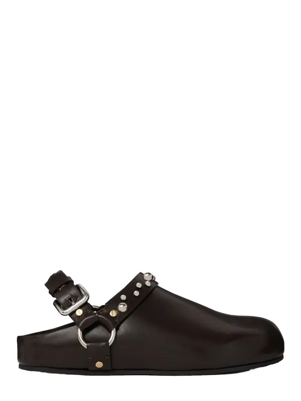Stella McCartney Elyse Studded Clogs - Brown
