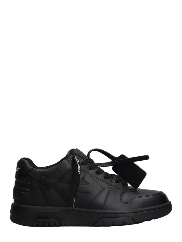 Off-White Out Of Office Leather Sneakers - Black