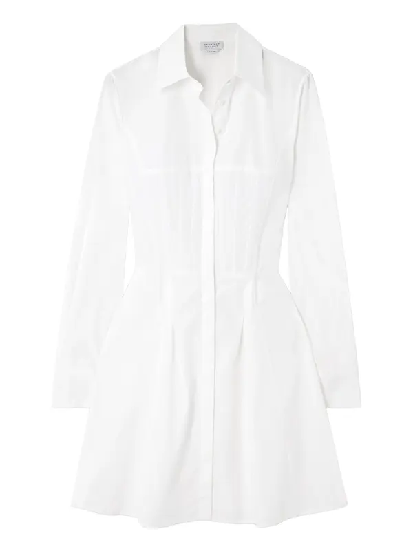 Gabriela Hearst Garcia Sea Island Cotton-poplin Shirt - White