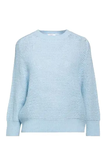 Peserico Knitted Metallic Sweater - Blue