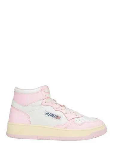 AUTRY High-top Leather Sneakers - Pink