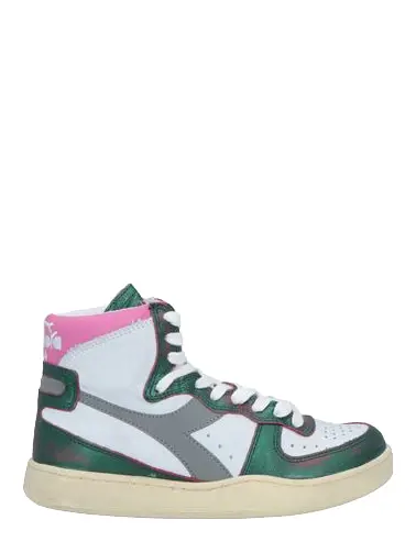 DIADORA HERITAGE Leather High-top Sneakers - Green