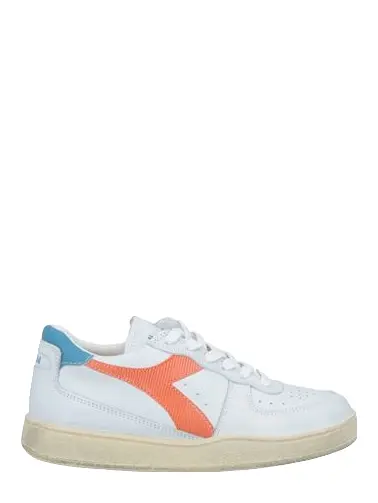 DIADORA HERITAGE Leather Low-top Sneakers - White