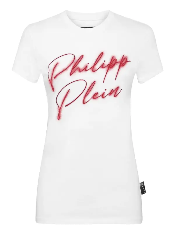Philipp Plein Logo-embellished T-shirt - White