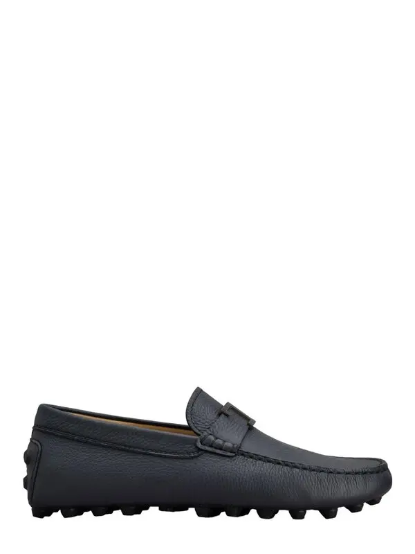 TOD'S Gommino Leather Loafers - Black