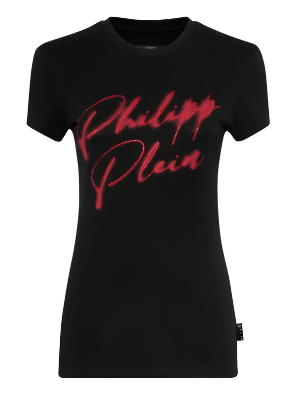 Philipp Plein Crystal-embellished T-shirt - Black